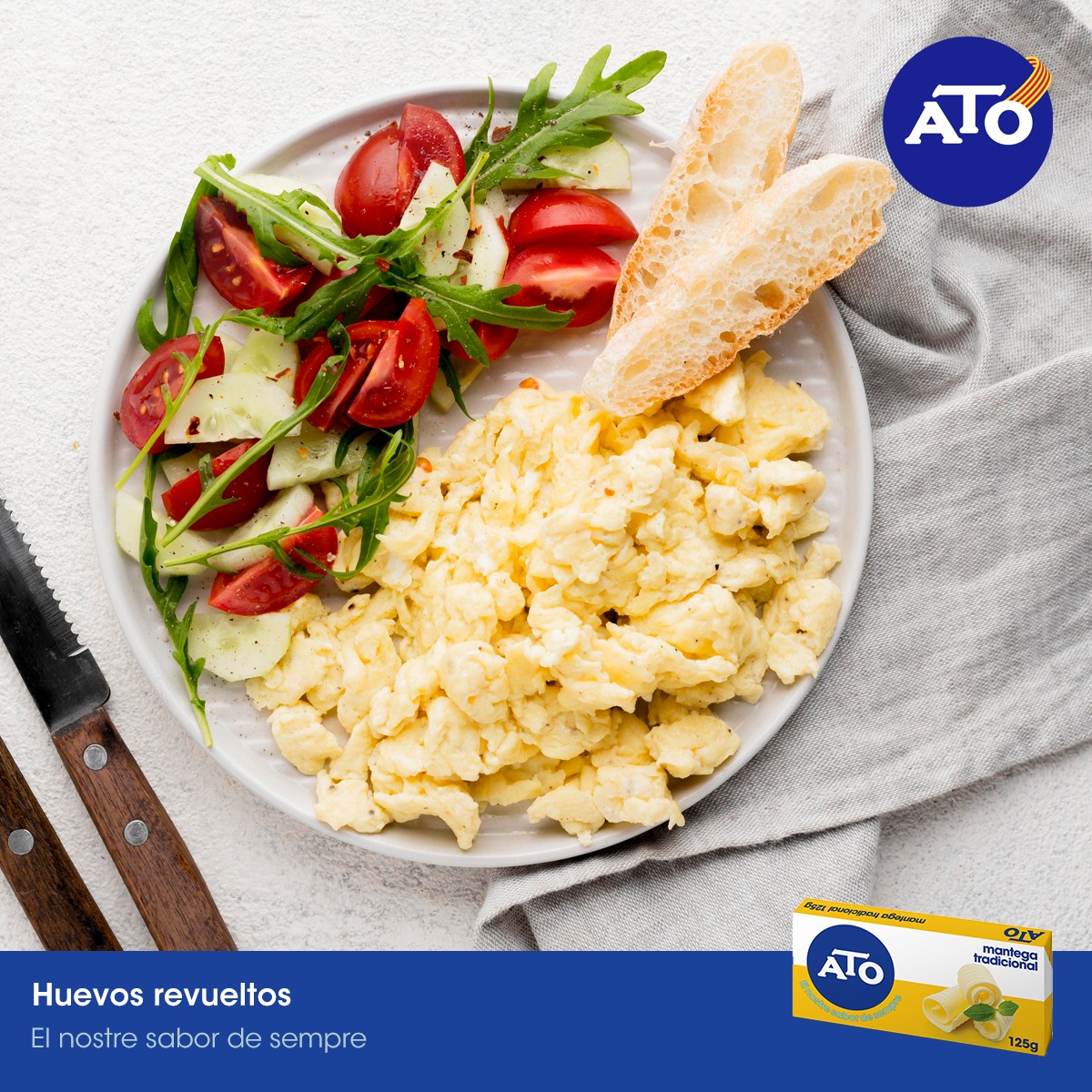 Huevos revueltos - ATO Natura